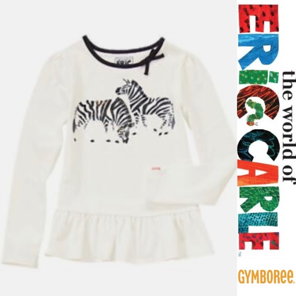 Gymboree | Shirts & Tops | Gymboree The World Of Eric Carle Zebra ...